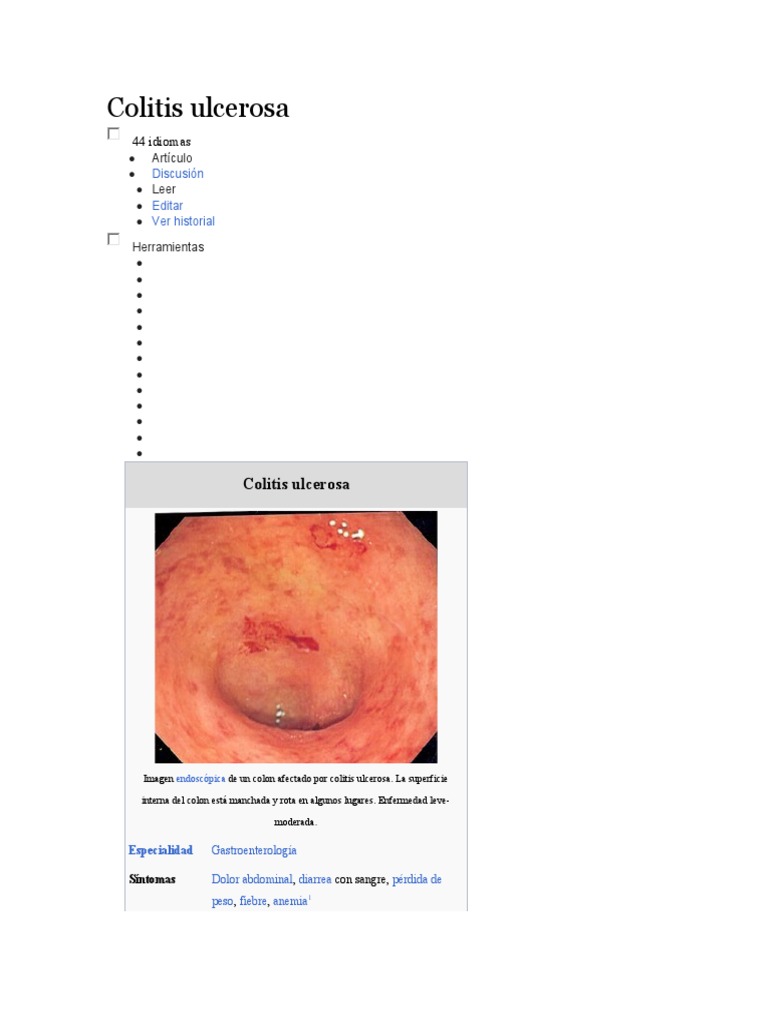Colitis | PDF | Causas de la muerte | Gastroenterología