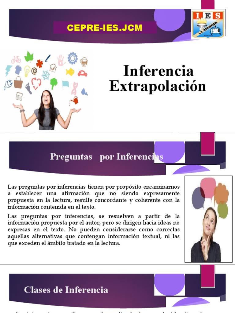 INFERENCIA | PDF | Inferencia | Conocimiento