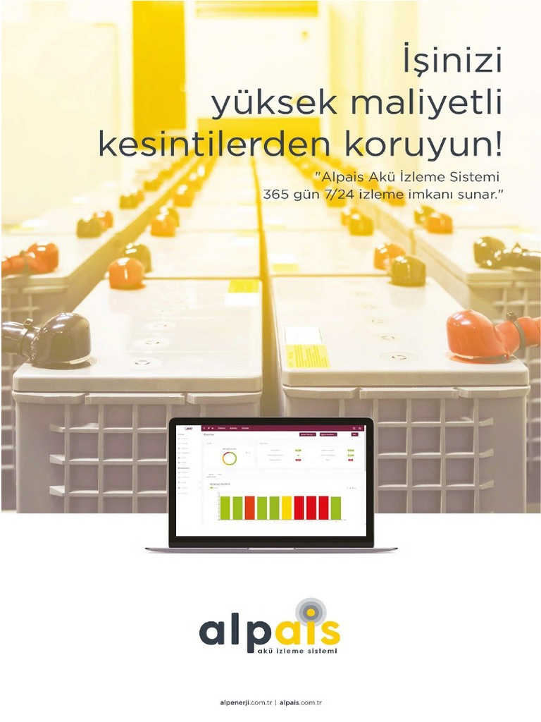 Alpais - Akü İzleme Sistemi Broşür - Alp Enerji | PDF