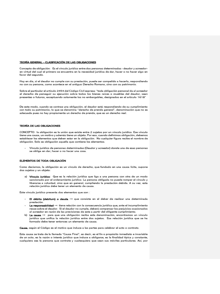 Apuntes Obligaciones UDLA 2023 | PDF | Propiedad | Pagos Apuntes Obligaciones UDLA 2023 | PDF | Propiedad | Pagos