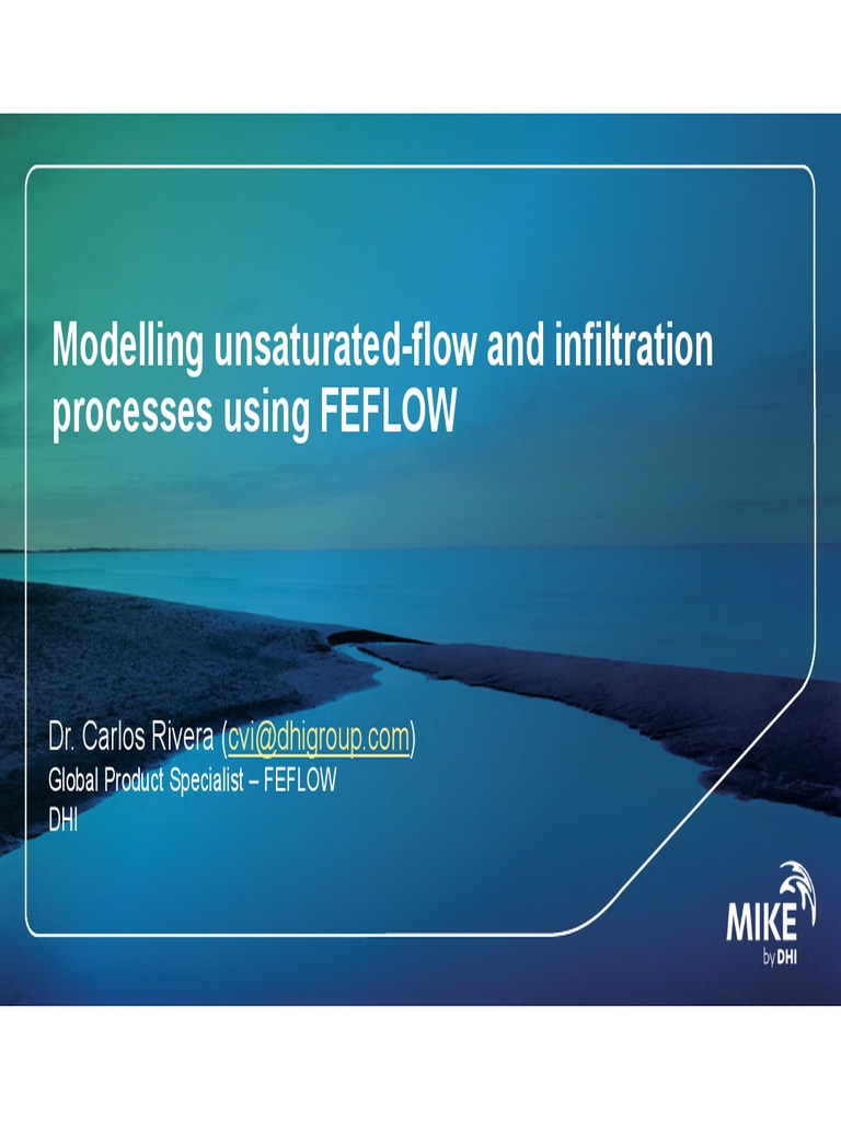 FEFLOW Unsaturated Flow Modeling Guide | PDF | 3 D Computer Graphics | Software