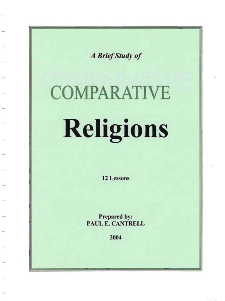 Comparative Study of World Religions | PDF | Muhammad | Torah