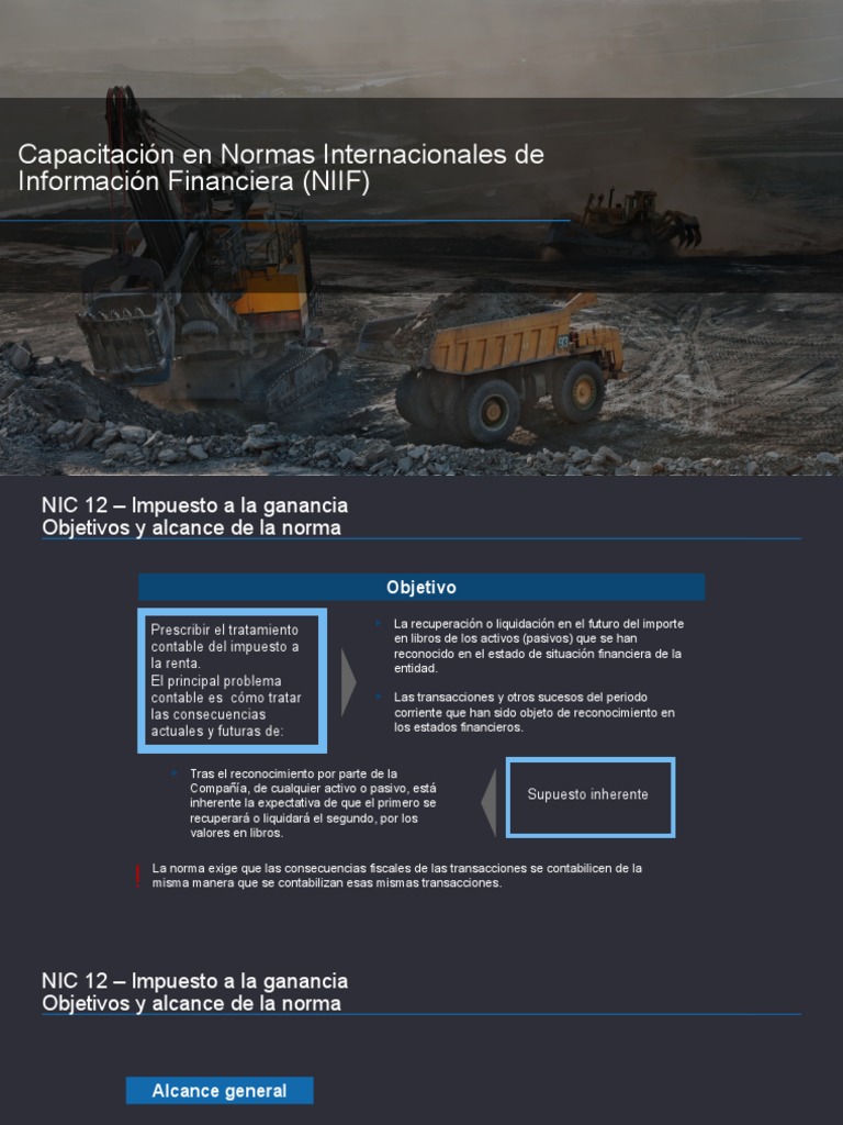 NIC 12 I. A Las Ganancias | PDF | Impuestos | Contabilidad