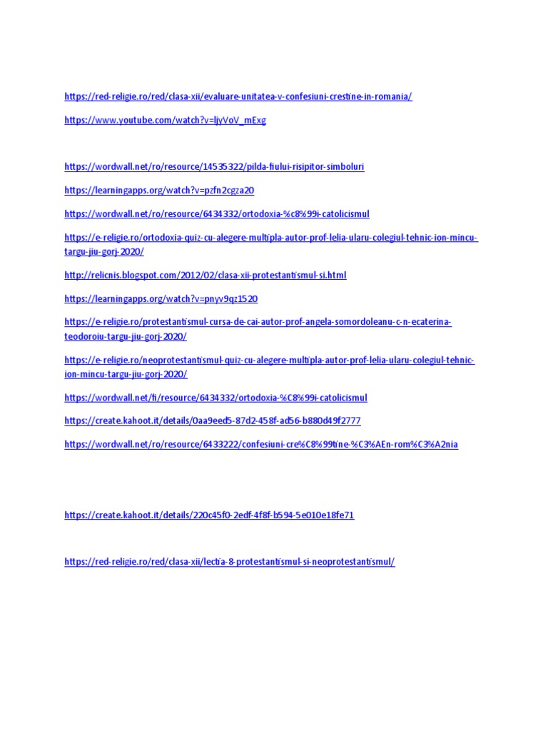 Confesiuni crestine | PDF