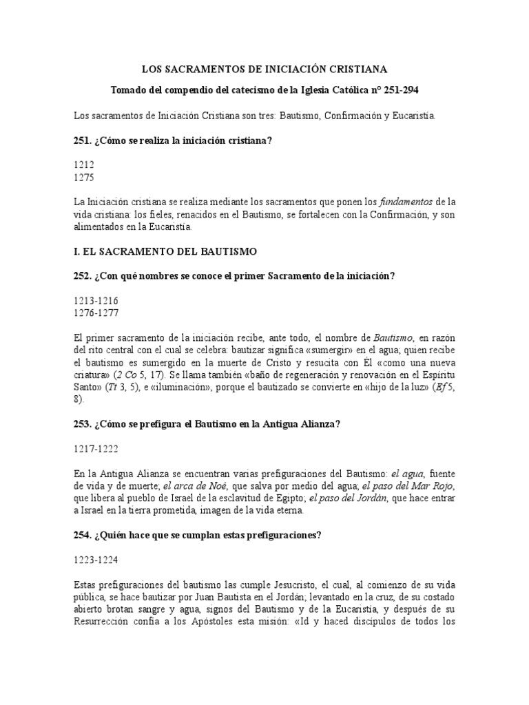 Encuentro 8 Los Sacramentos de Iniciación Cristiana | PDF | eucaristía ...