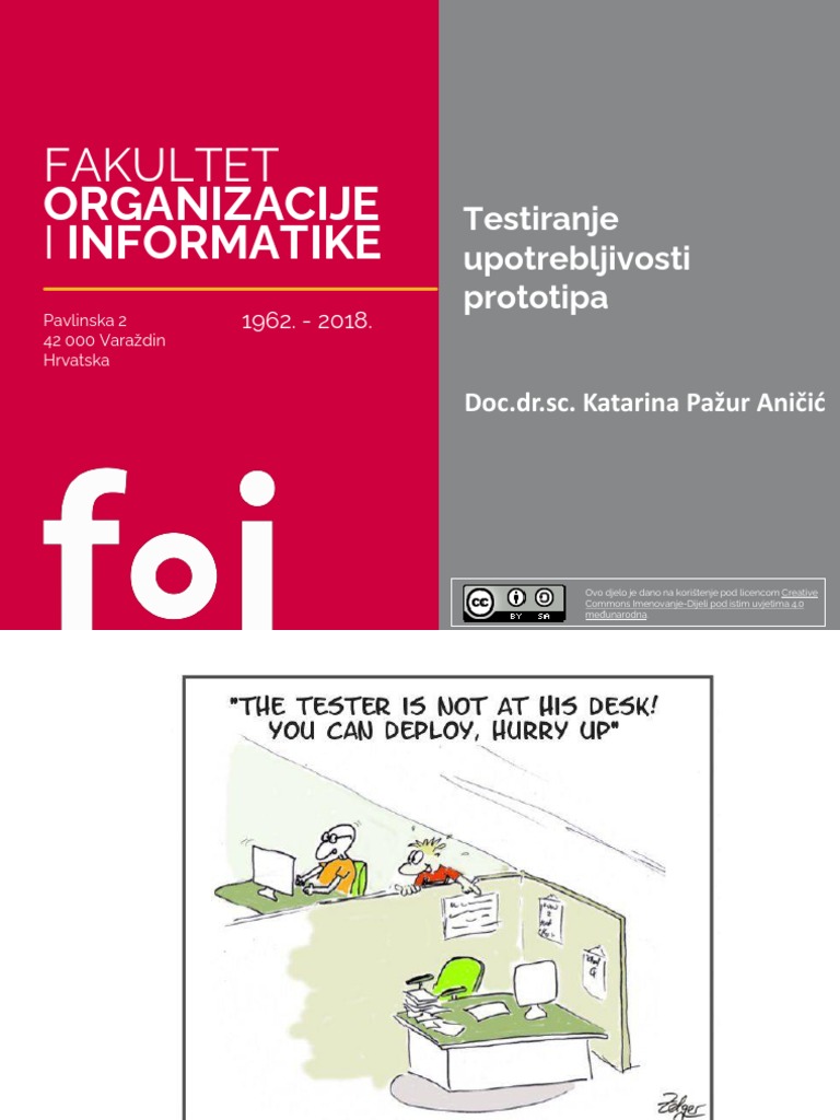 Fakultet I Informatike: Organizacije | PDF