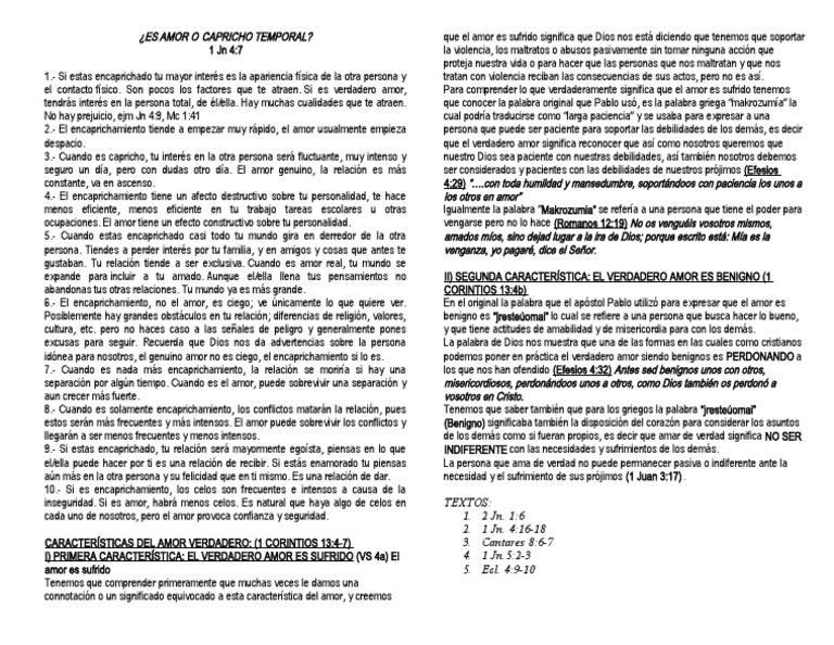 Es Amor o Capricho | PDF | Amor