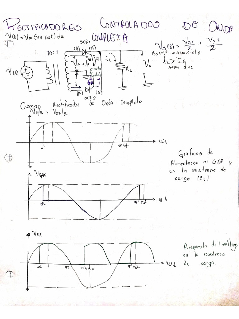 Rectificadores Controlados De Onda | PDF