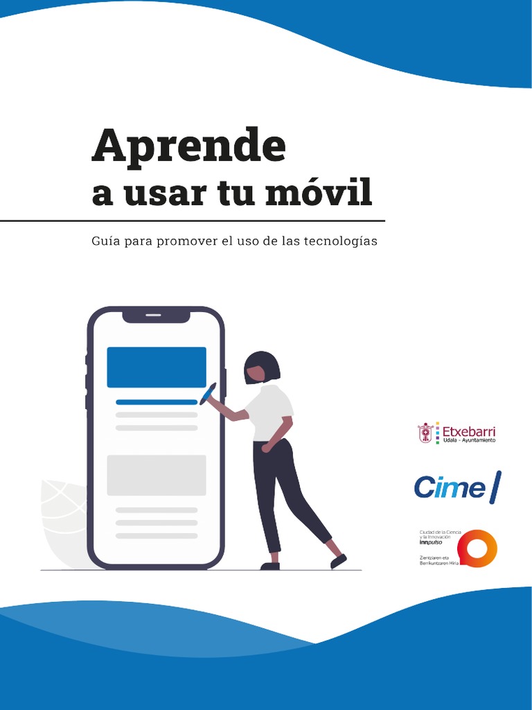 Aprende a usar tu móvil PDF (vertical) | PDF | Chat en linea | Yo telefono