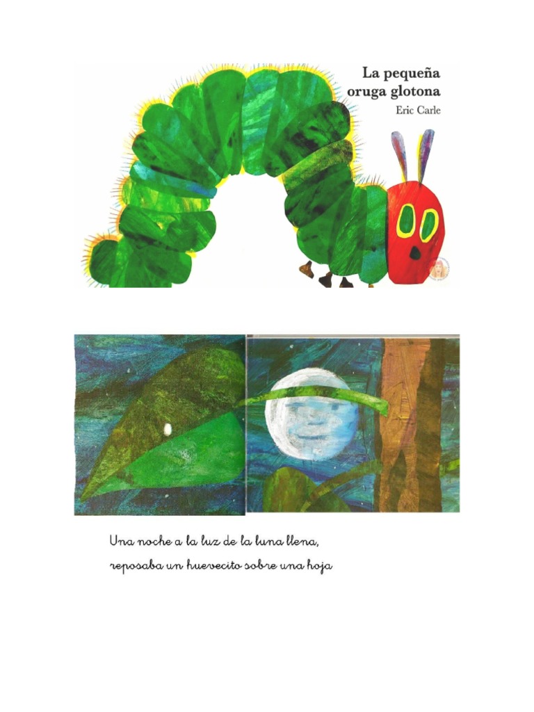 La Pequeña Oruga Glotona Cuento Completo | PDF