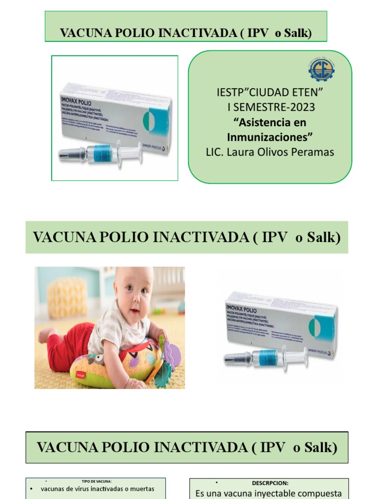 Vacuna Polio Inactivada | PDF | Vacunas | Biología