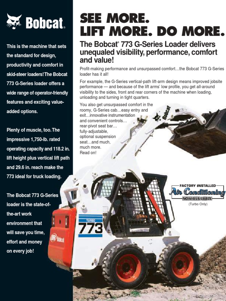 Bobcat 773.en .Compressed | PDF | Loader (Equipment) | Elevator
