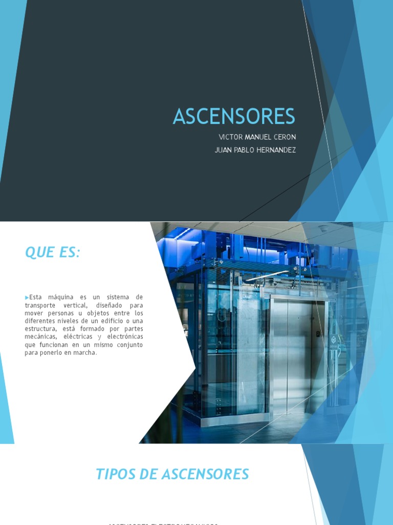Ascensor | PDF | Ascensor | Bienes manufacturados