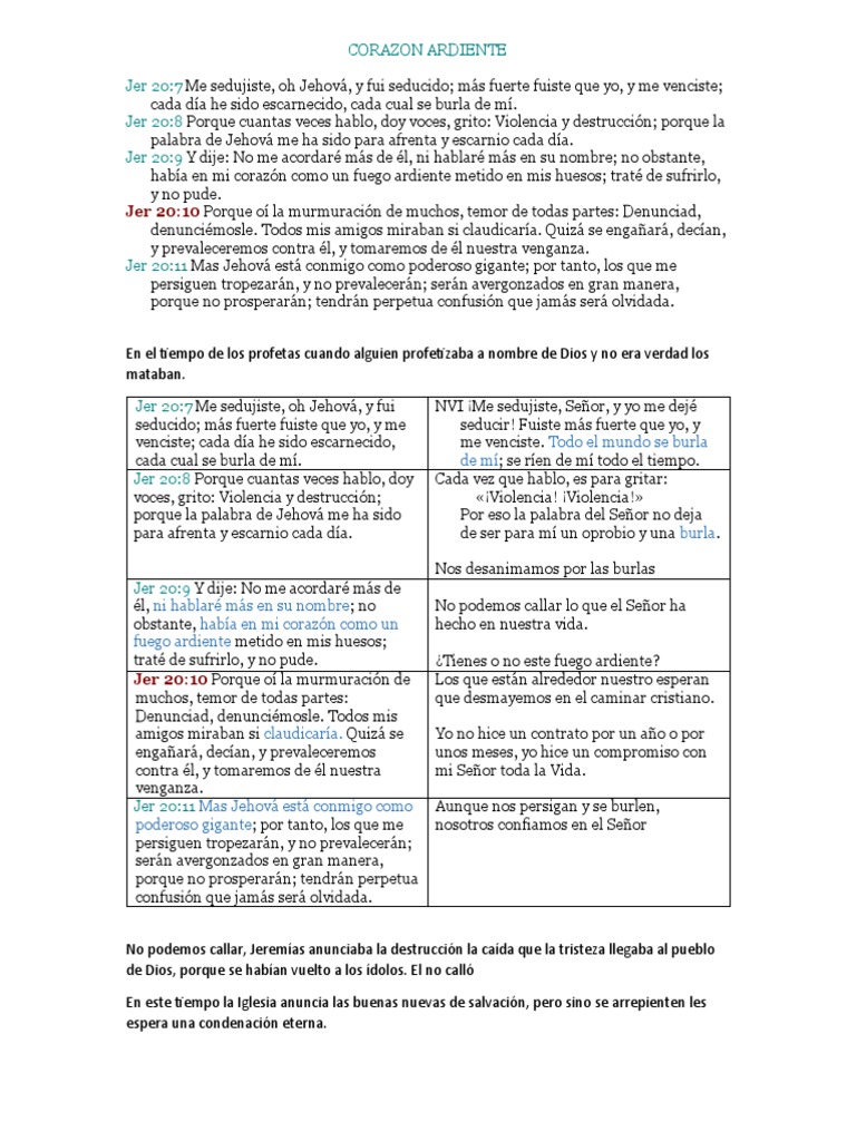 Corazon Ardiente | PDF