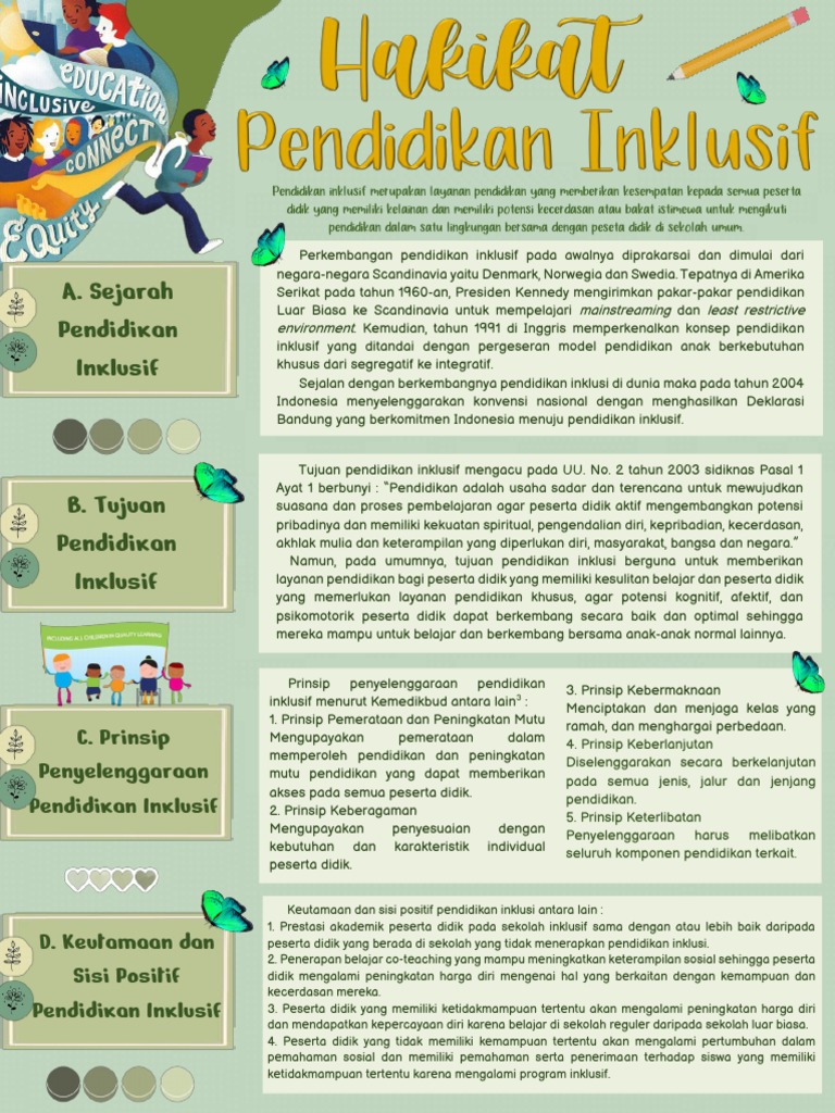 Tugas Individu Poster 1 Hakikat Pendidikan Inklusi Rasty Annisah ...