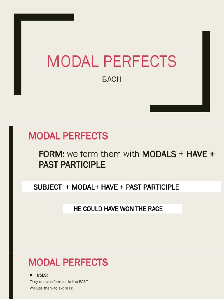 Modal Perfects Bach With Practice | PDF | Deductive Reasoning | Logic