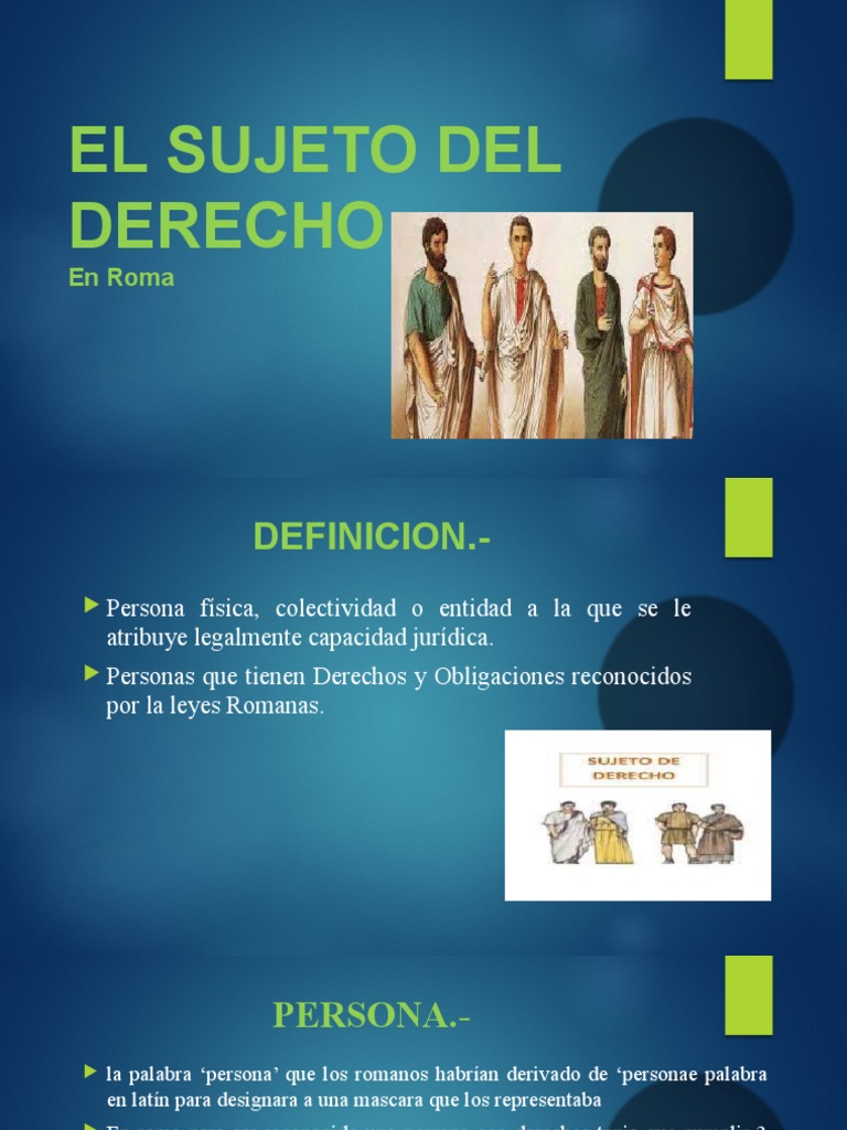 Unidad 4 El Sujeto Del Derecho Uno | PDF | Derechos | Competencia (ley)
