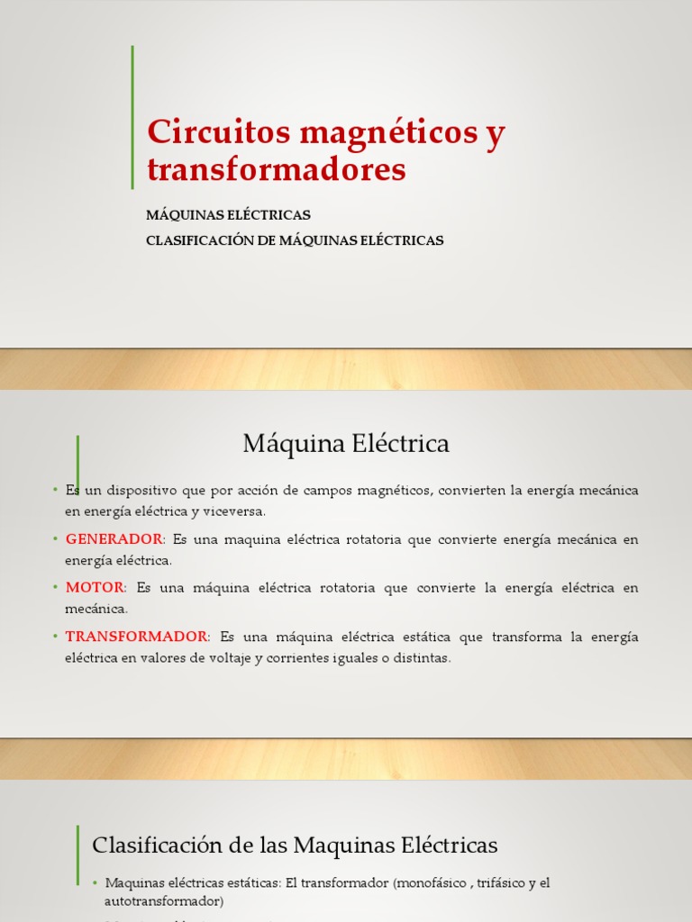 Circuitos Magnéticos y Transformadores | PDF | Transformador ...