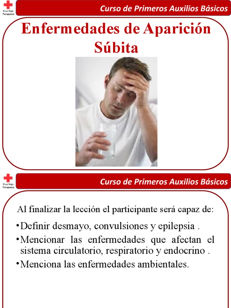 Lec 11 Enfermedades Repentinas | PDF | Diabetes | Primeros auxilios