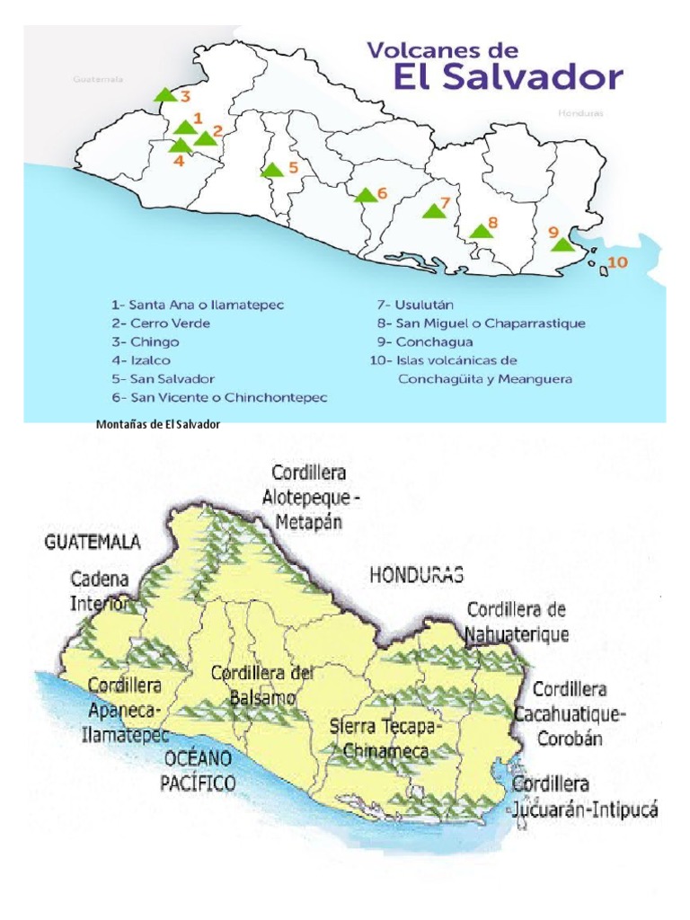 Montañas de El Salvador | PDF