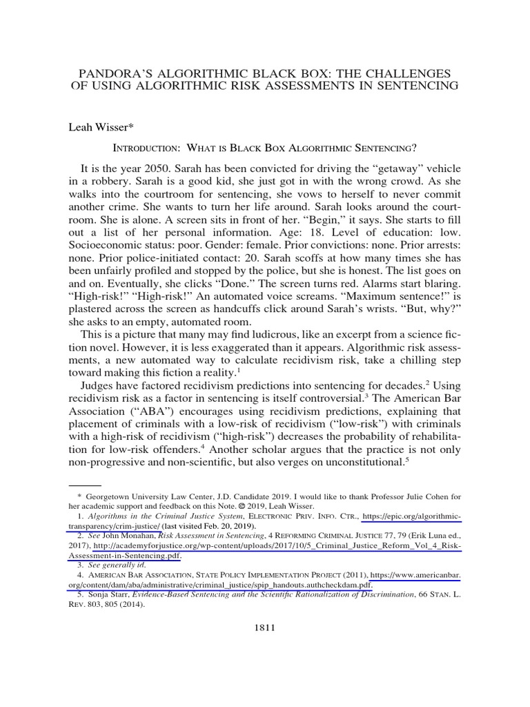 56 4 Pandoras Algorithmic Black Box The Challenges of Using Algorithmic ...