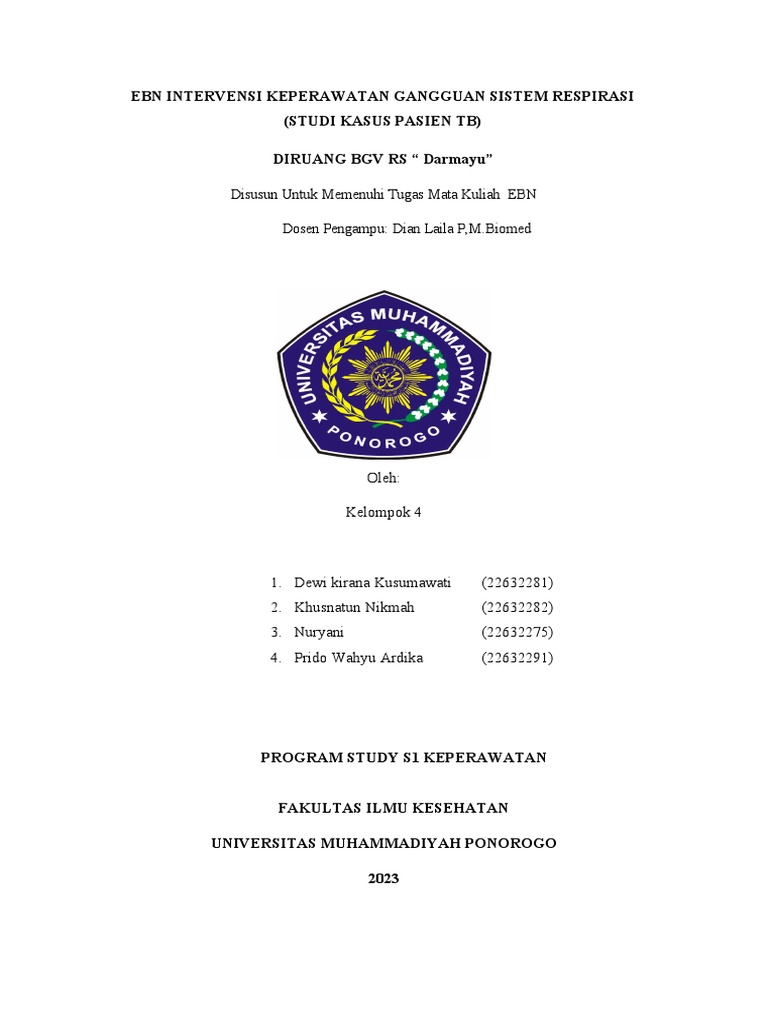 EBN ANALISIS PICO KEL.4 Fix | PDF | Pengembangan Diri | Kesehatan Holistik