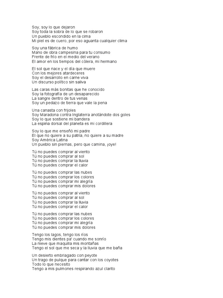 Calle 13 Latinoamerica | PDF | America latina