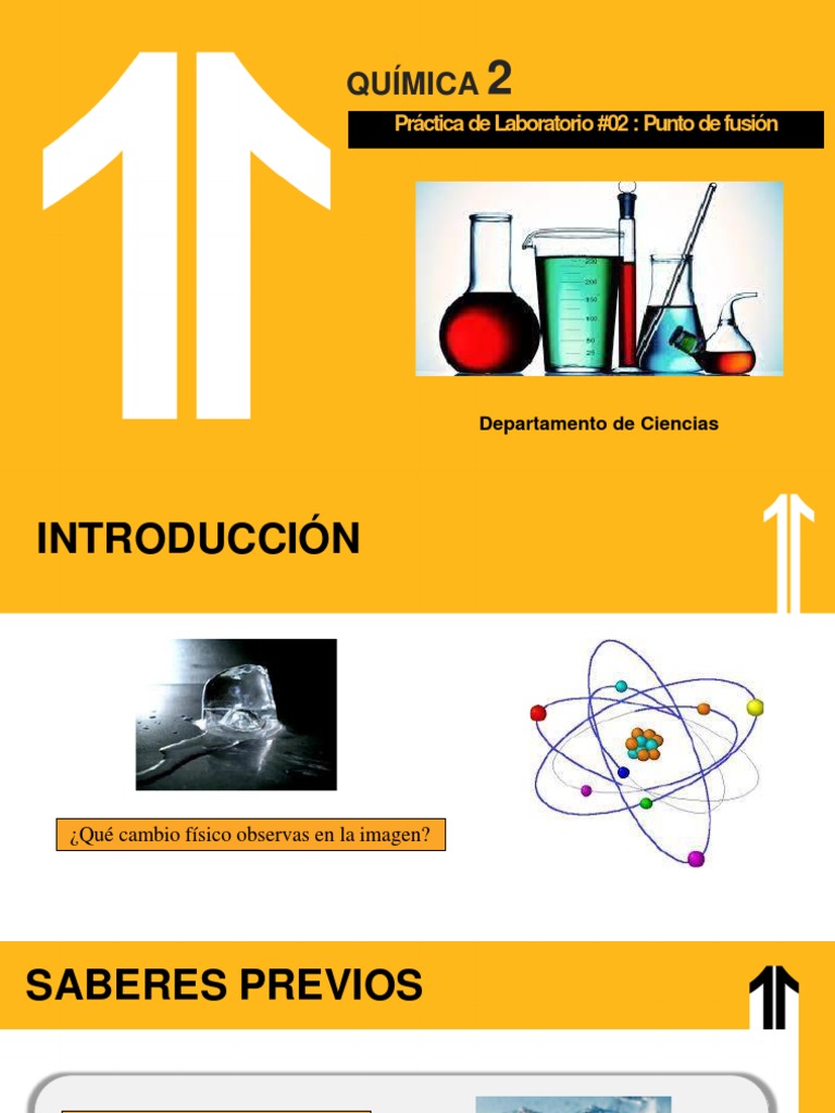 Jp PrÁctica Nº 02 Punto De FusiÓn Pdf Punto De Fusion Laboratorios