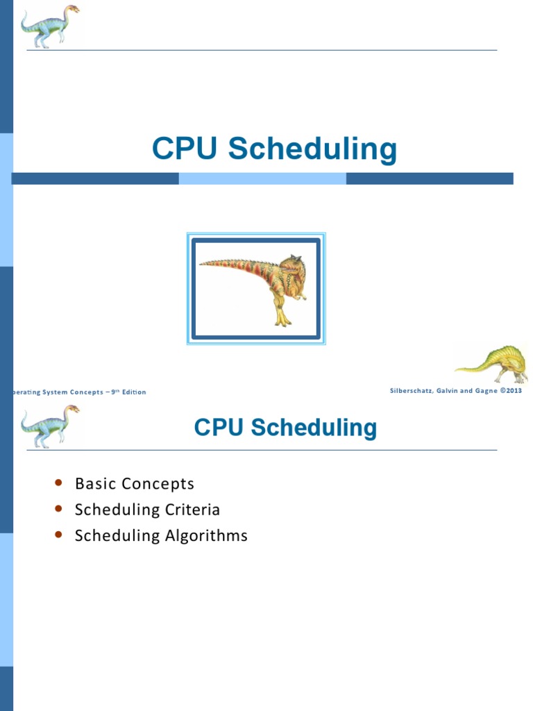 Unit 4 Cpu Scheduling Pdf Scheduling Computing Process Computing 0099