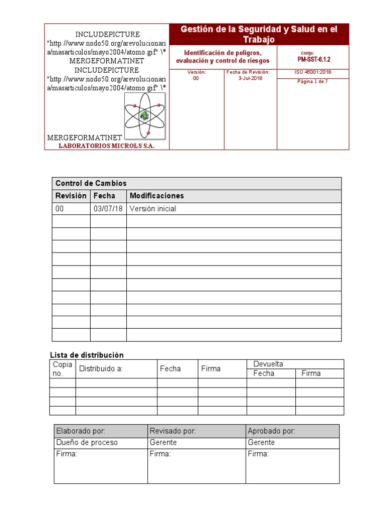 Seguridad y Salud en Laboratorios | PDF | Evaluación de riesgos | Riesgo