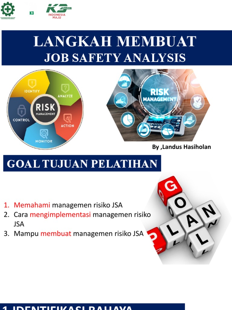 Modul Langkah Membuat Job Safety Analysis | PDF