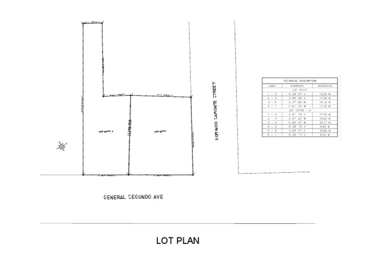 Lot Plan | PDF