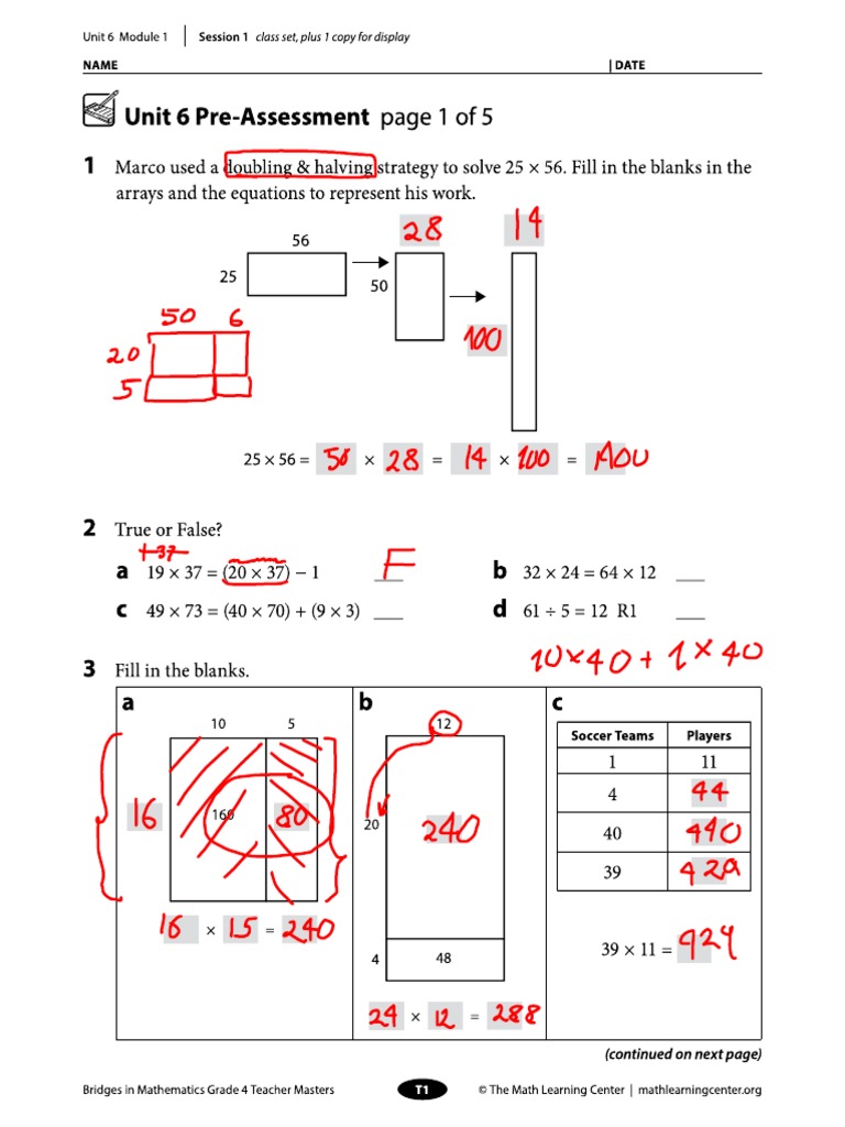 U6 Pre Assessment | PDF