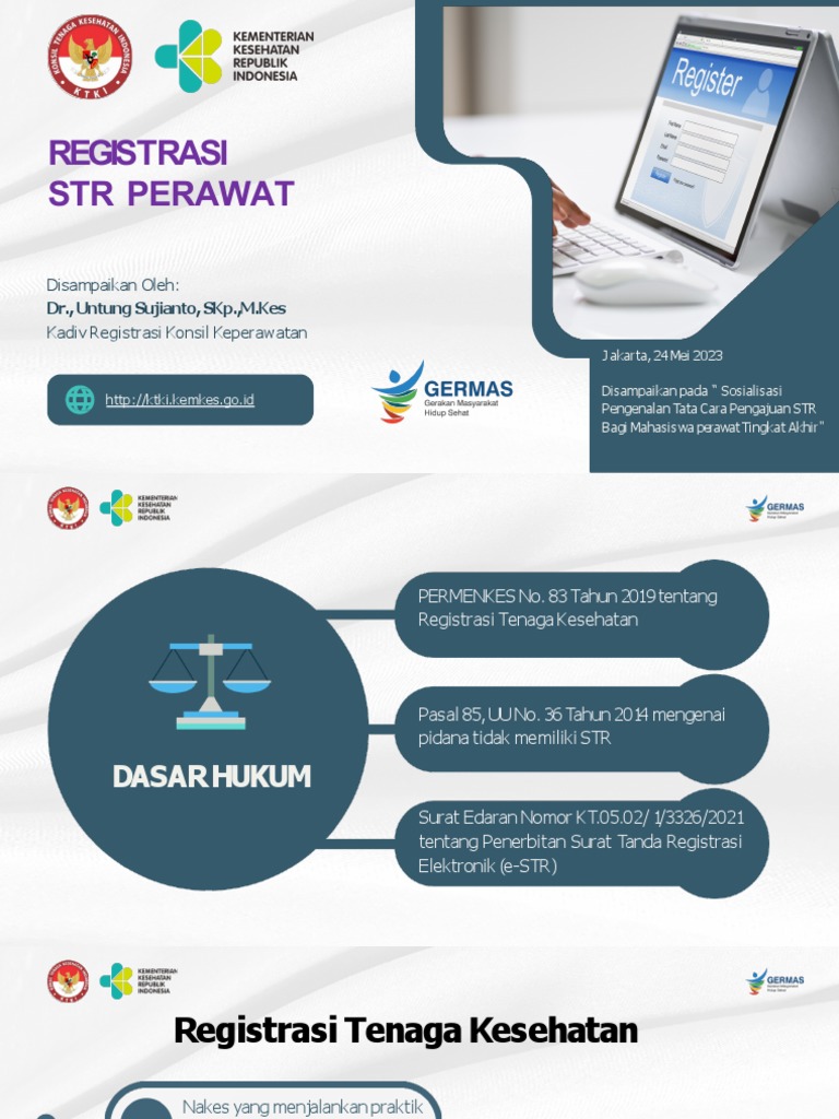 Sosialisasi E-Str Perawat 2023 | PDF