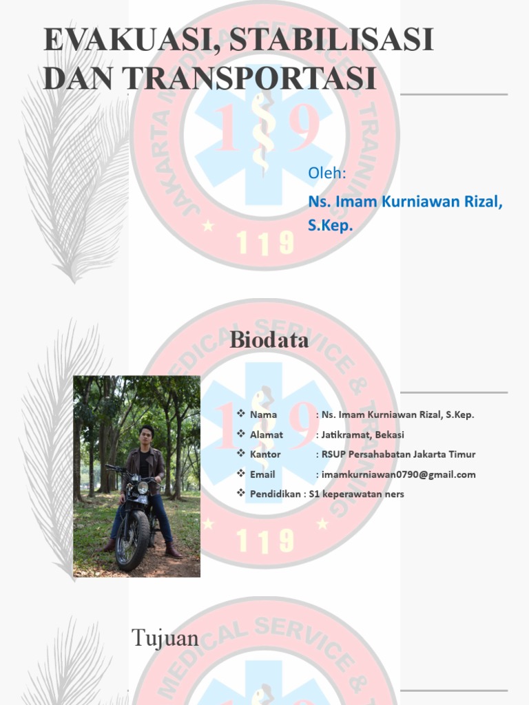 Evakuasi, Stabilisasi, Transportasi | PDF
