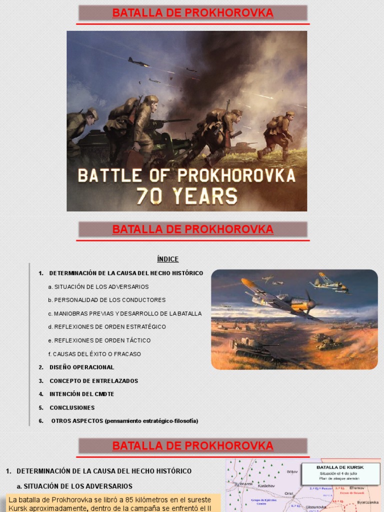 Batalla de Prokhorovka: 1943 | PDF | Frente Oriental (Segunda Guerra ...