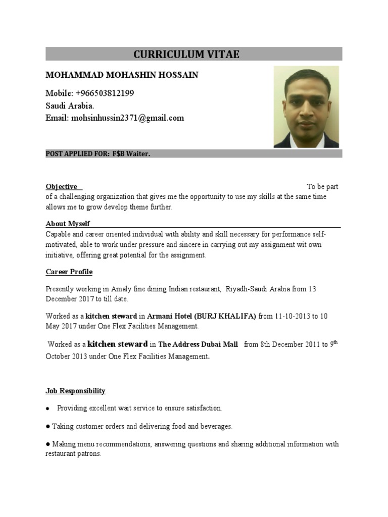 Mohsin new cv | PDF