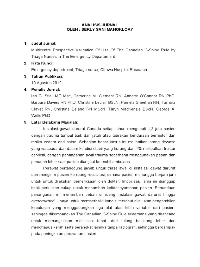 Analisis Jurnal 2 (Serly Mahoklory) | PDF