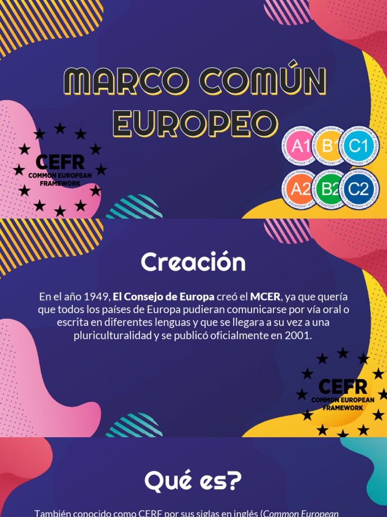 Marco Común Europeo de Referencia | PDF