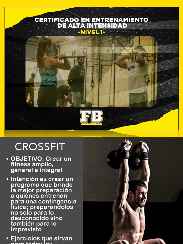 Level 1 - FB Entrenamiento - Crossfit | PDF | Trifosfato de adenosina ...