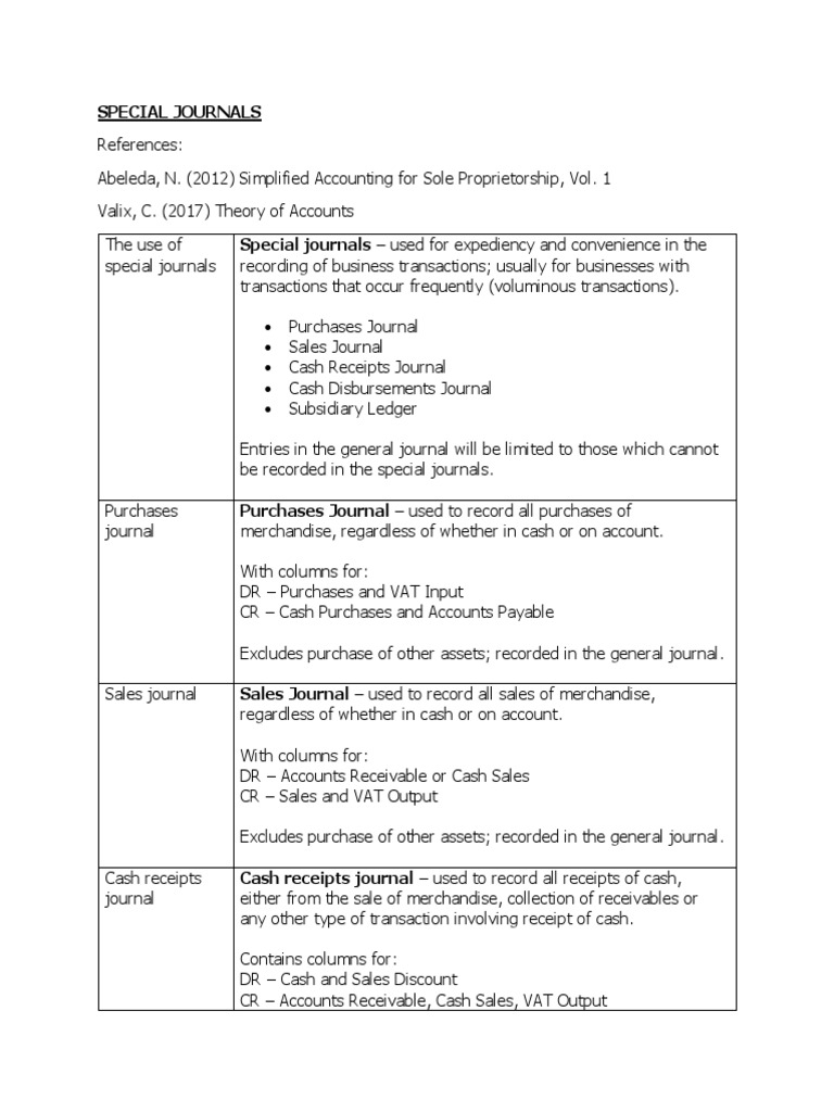 Lesson 7 - Special Journals | PDF | Cash | Payments