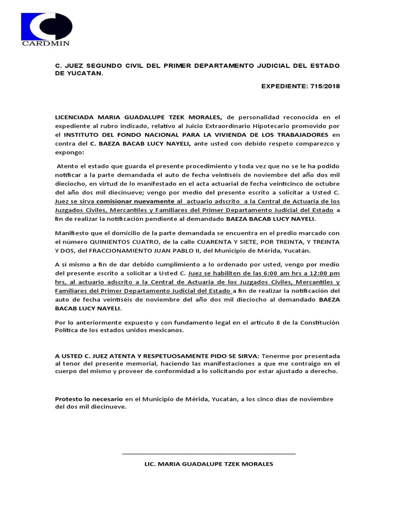 Comisionar Actuario y Habilitar Horas | PDF