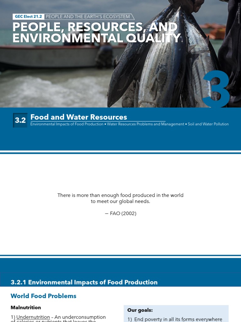 People, Resources, and Environmental Quality | PDF | Water Resources | Environmental Degradation