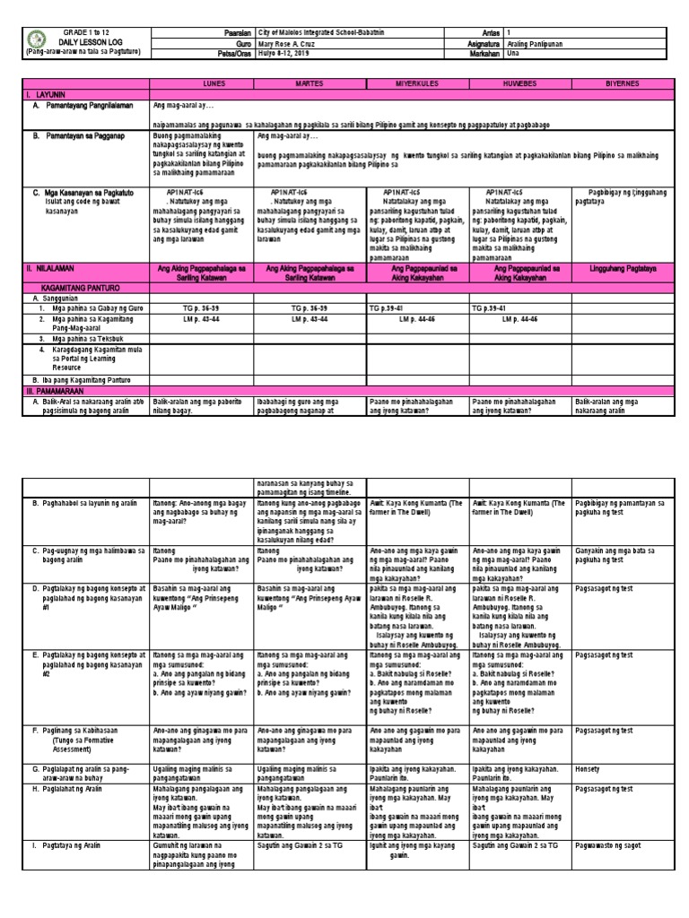1st Q, Week 3 - AP | PDF