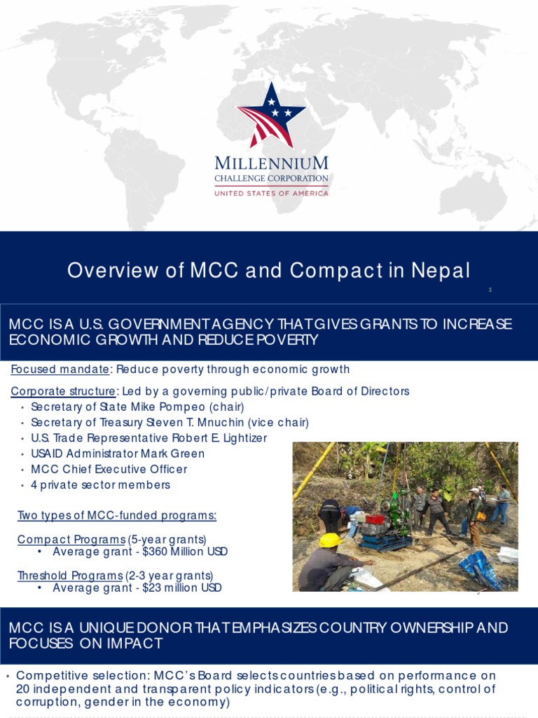 Nepal MCC Compact: Projects & Impact | PDF | Electrical Grid | Procurement