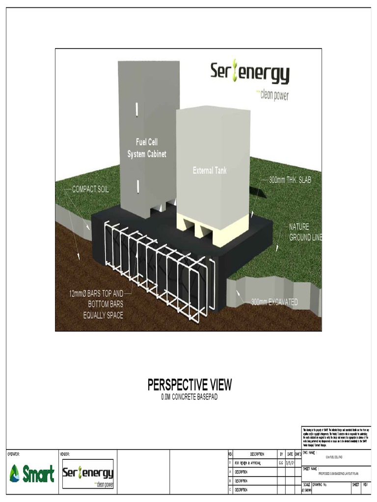 Fuel Cell Pad Design and Layout Plans | PDF | Materials | Building ...
