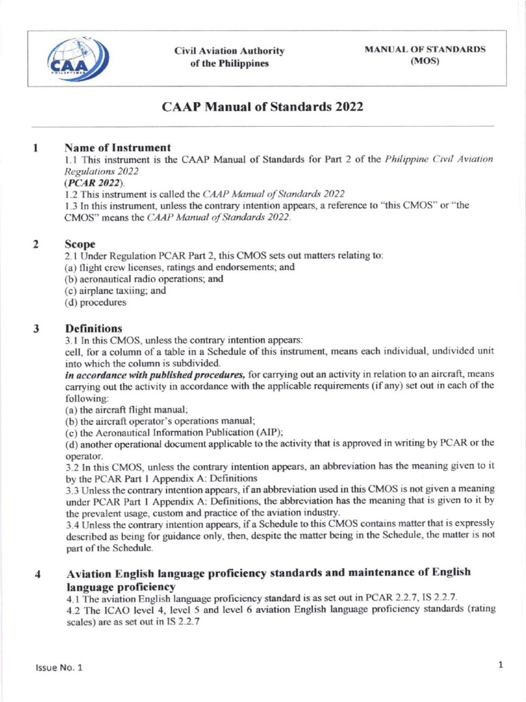 Aviation Manual of Standards | PDF | Radio Propagation | Instrument ...