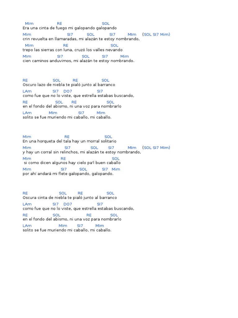 El Alazan (Def) | PDF