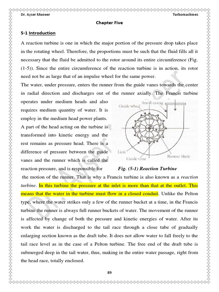 Chapter 5 | PDF | Turbine | Turbomachinery