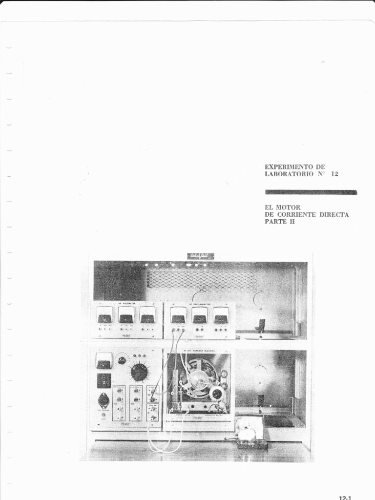 12 Motor CD Parte II | PDF | Ingenieria Eléctrica | Electricidad